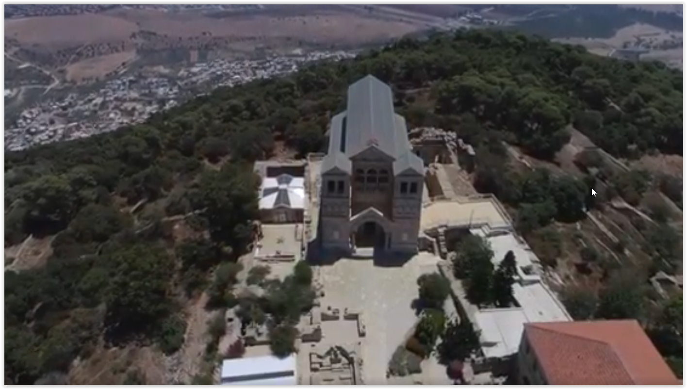 Acompanhe uma peregrinação virtual ao Monte Tabor, na Galileia