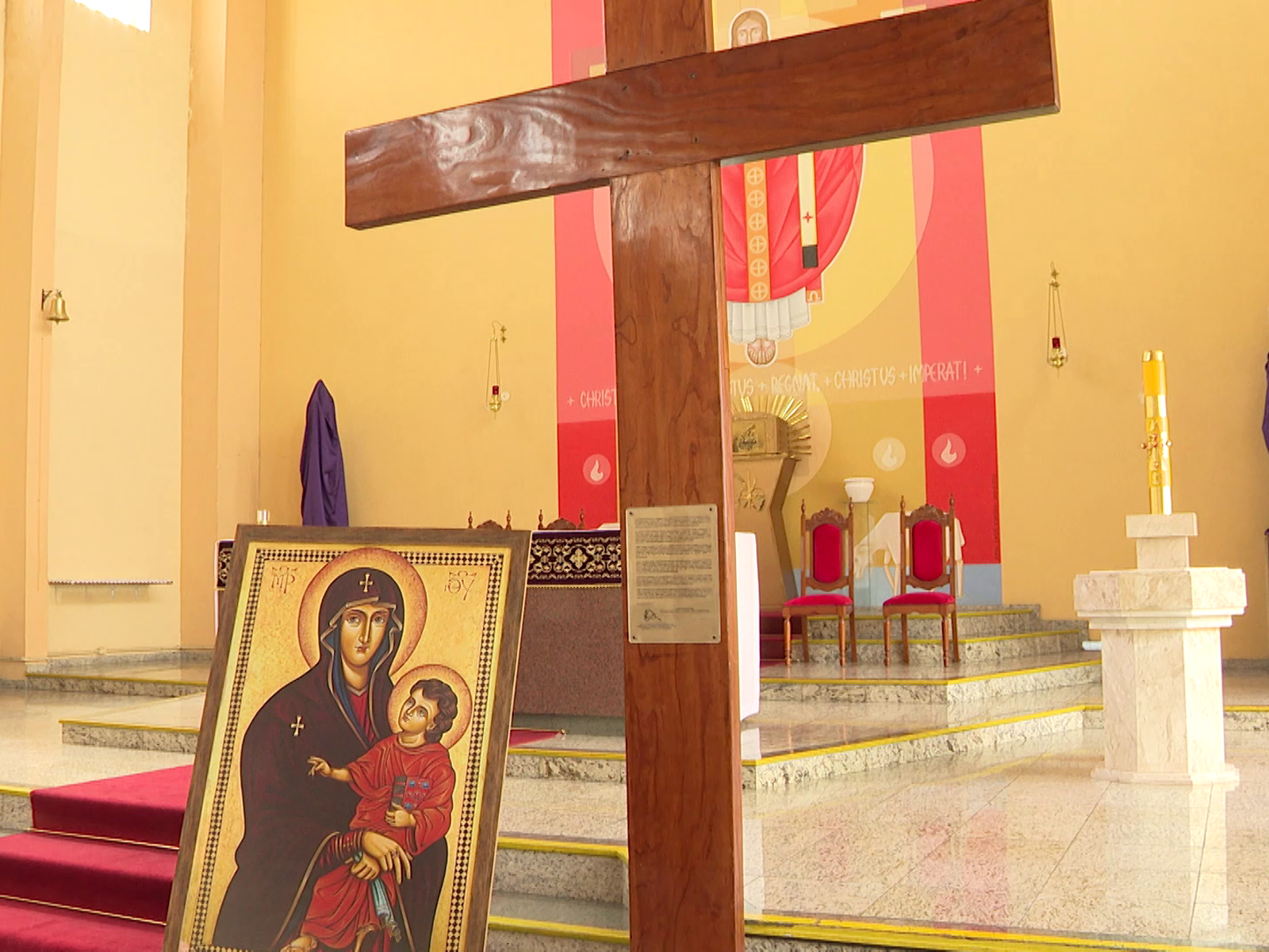 Réplicas dos símbolos da JMJ estão em peregrinação em São Paulo