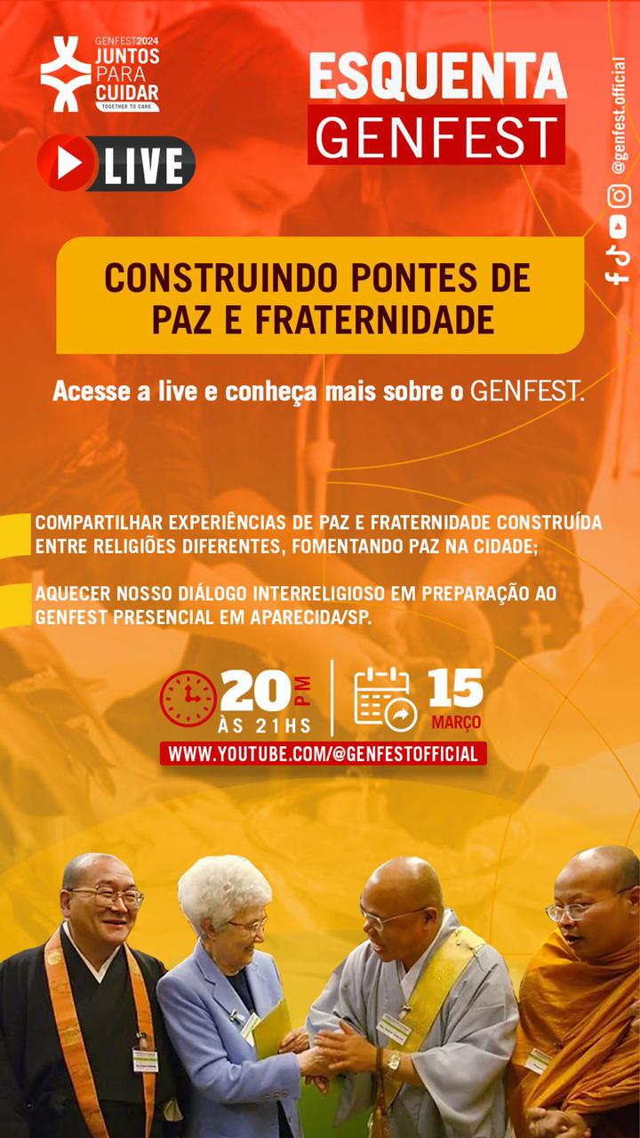 Genfest 2024 prepara live antes de realização do evento, em julho