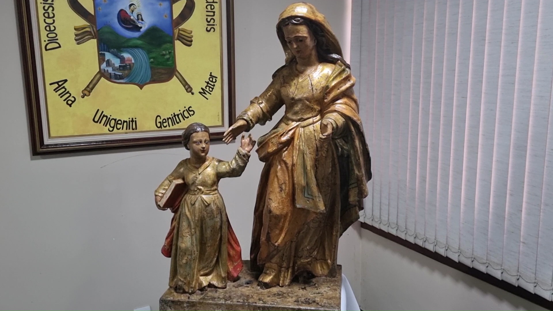 Imagem furtada e anos depois recuperada, volta para Igreja Matriz de Piraí