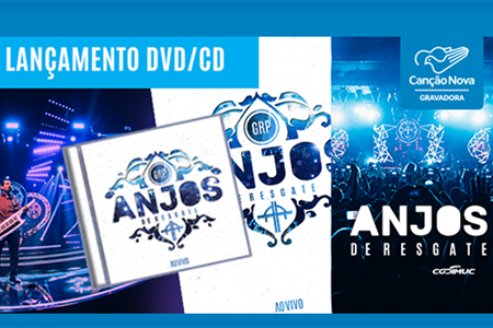 Cd e Dvd Anjos de Resgate - ao vivo - Música Católica