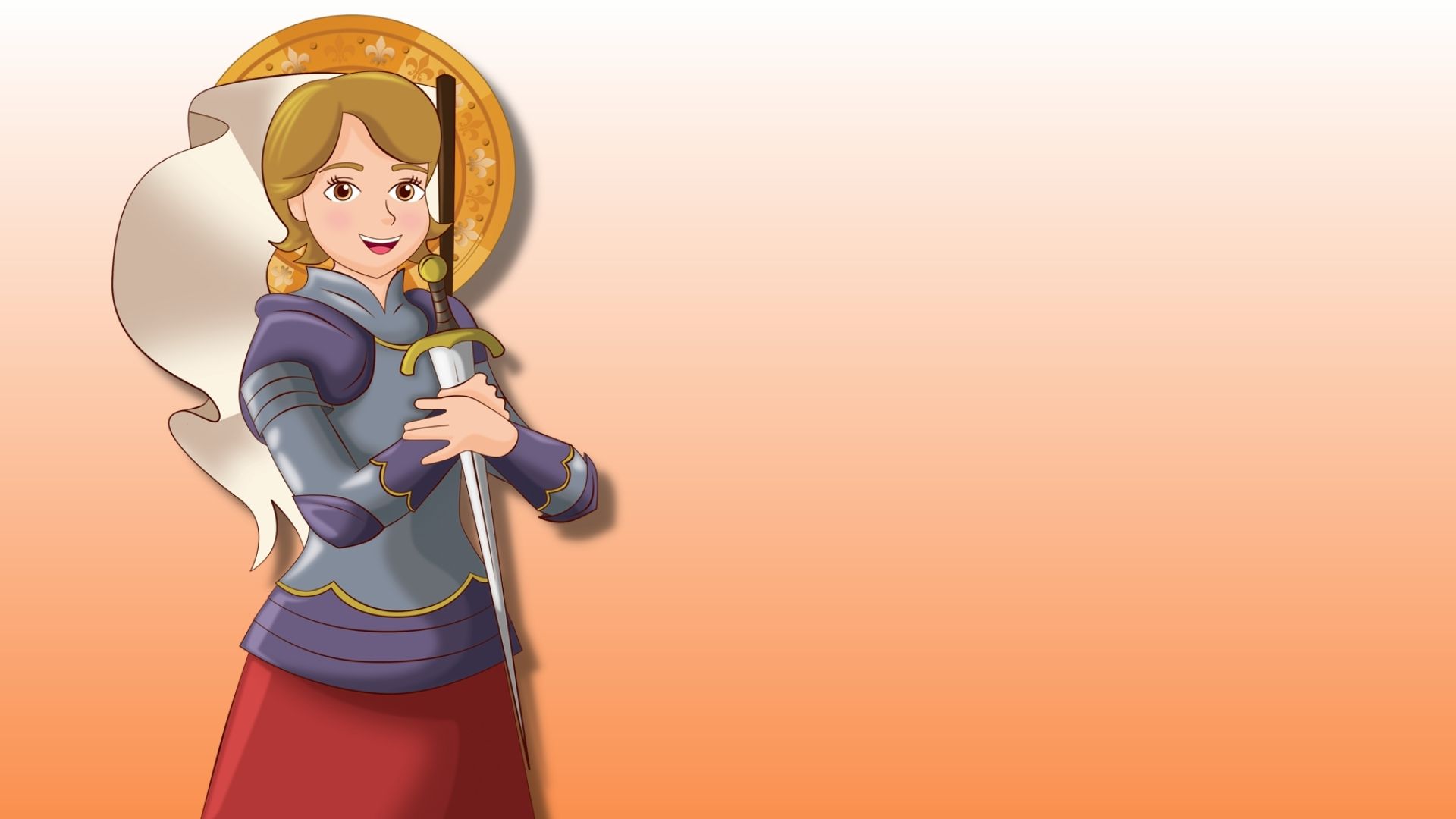 Santa Joana D'Arc, uma simples camponesa - Capa do Portal