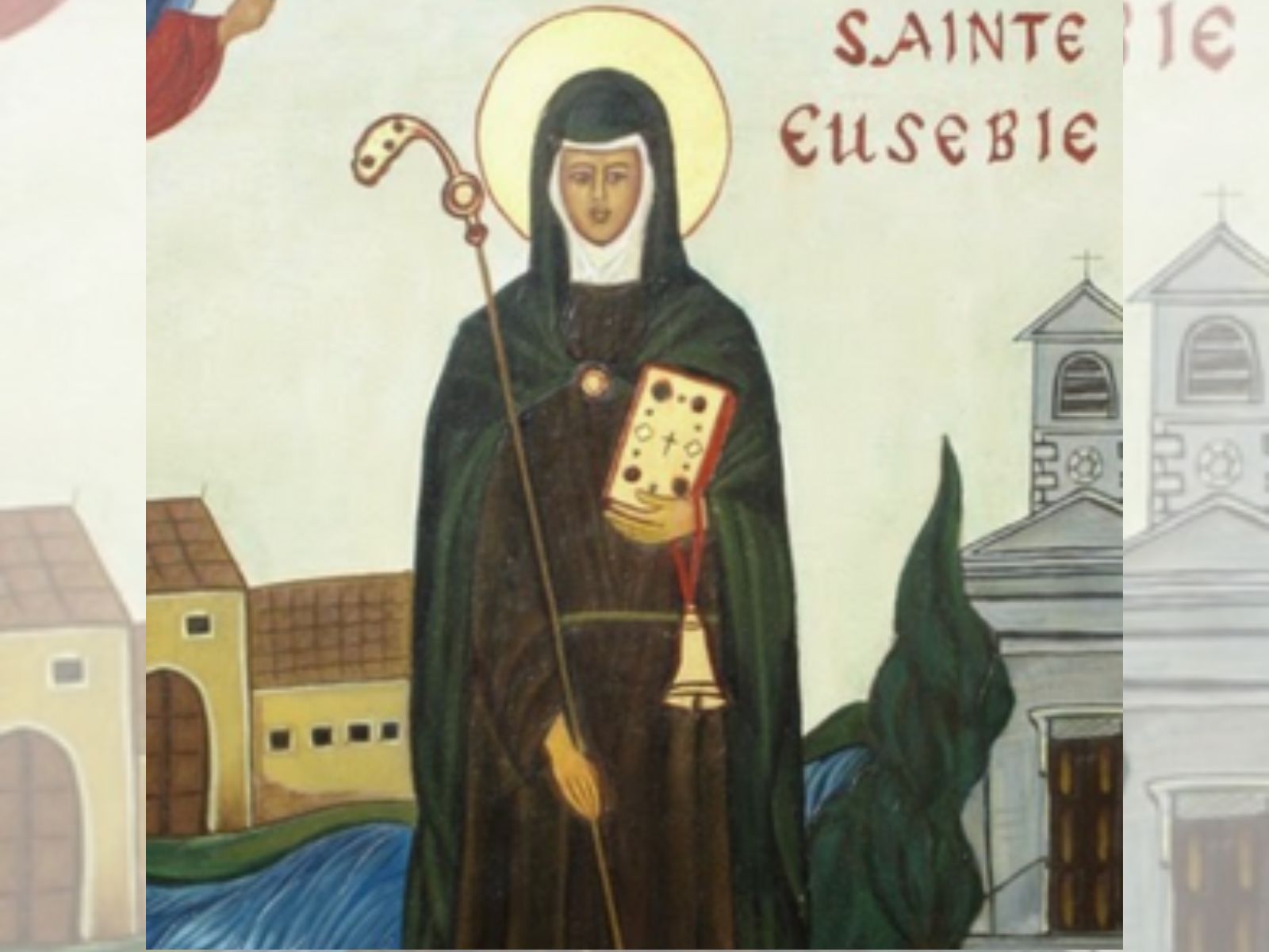 Santa Eusébia, viveu conforme seu nome – do grego, "piedosa" - Capa do ...