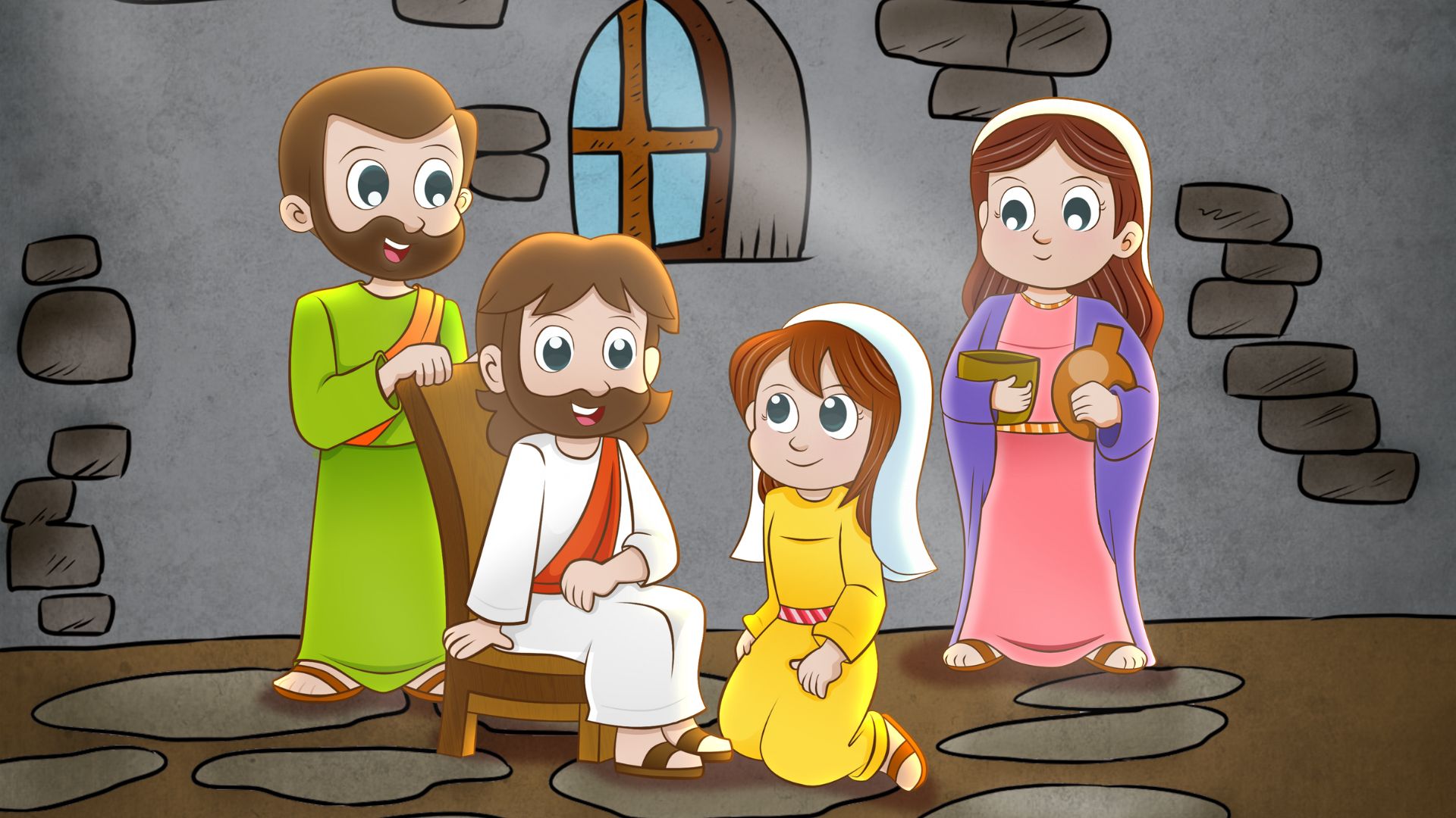 Santos Marta, Maria e Lázaro, os amigos de Jesus - Capa do Portal