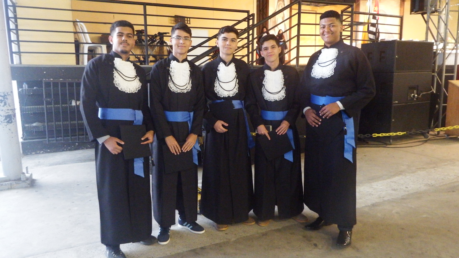 Formaturas dos estudantes da escola