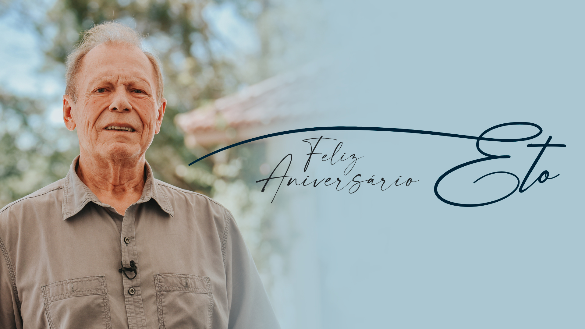 De um amigo par a outro amigo. Feliz Aniversário Eto!